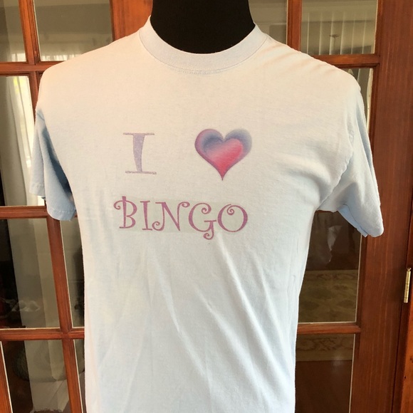Port and Company | Tops | I Love Bingo T Shirt | Poshmark